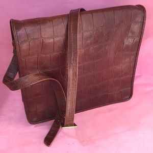 Express | Bags | Vintage Brown Express Leather Bag | Poshmark